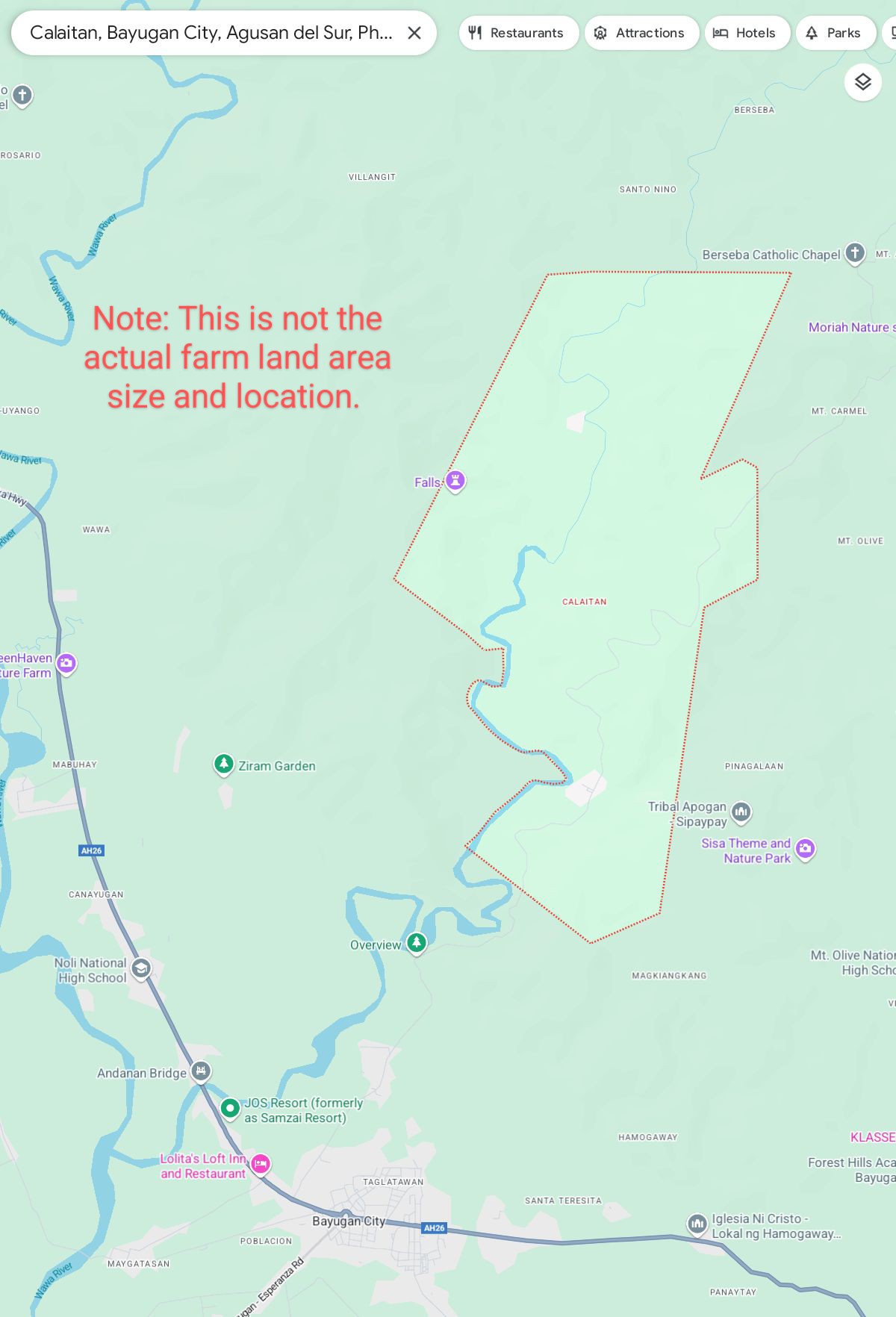Farm Lot For sale. Calaitan, Bayugan ADS, Philippines (Philippines ...