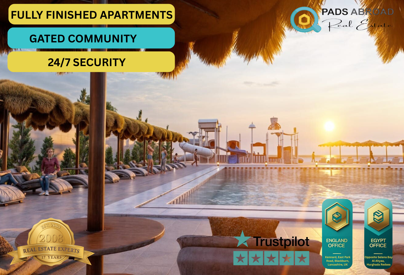 Panoramic Sea View Studio in Premier Resort - Hurghada (Egypt, Al Bahr ...